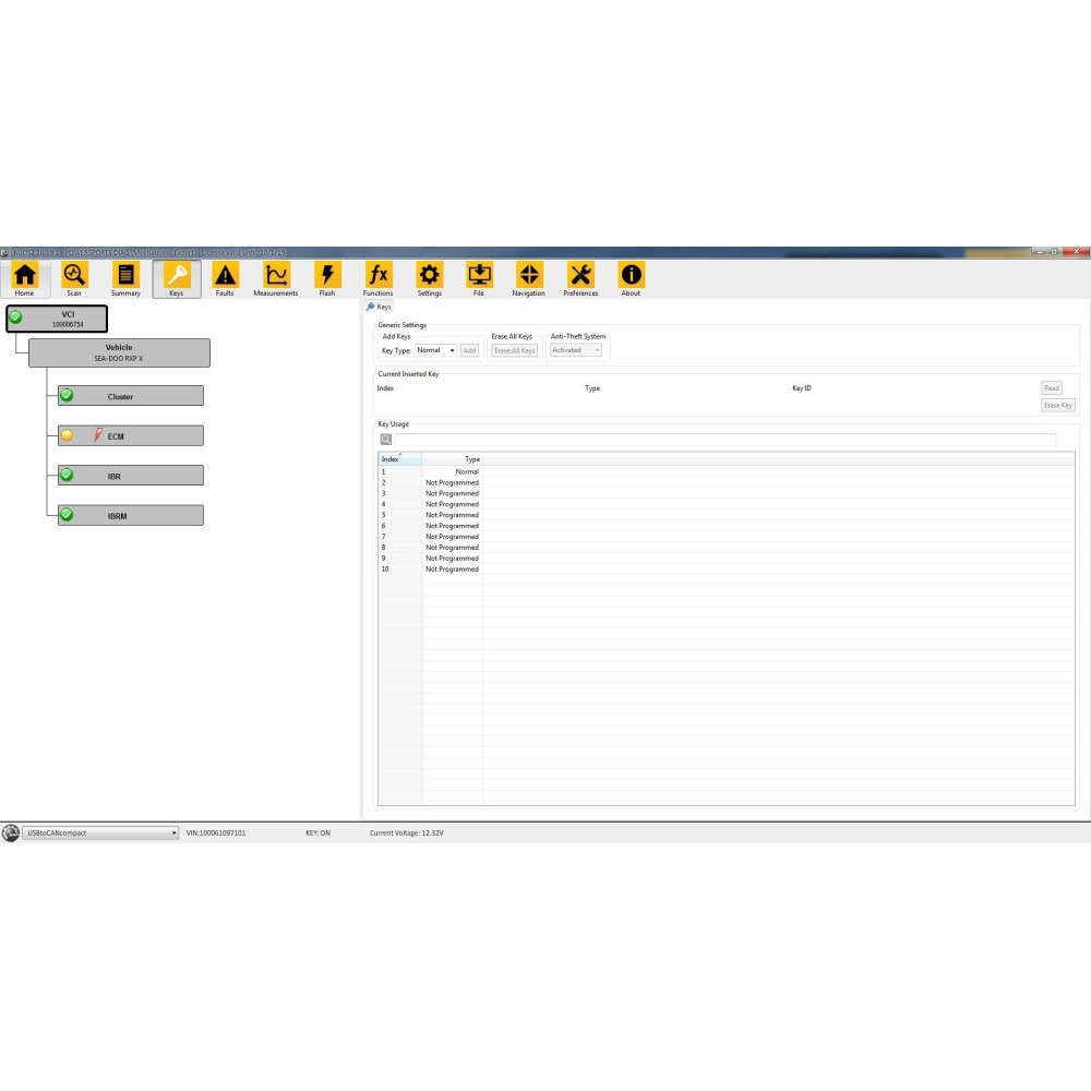 License ALL-DEALER / DEALER TECHNICIAN for BUDS / BUDS2